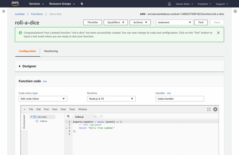 Tutorial Getting Started With Aws Lambda And Nodejs Dashbird 7640