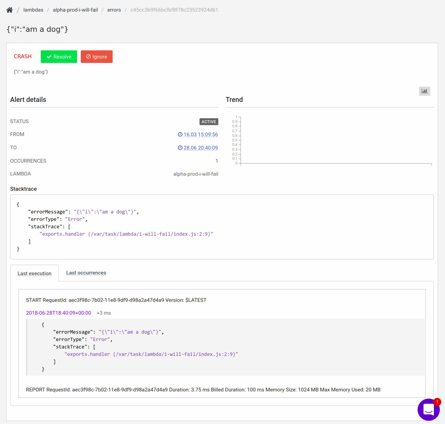 Lambda Node.js Error Handling: An Overview | Docs | Dashbird