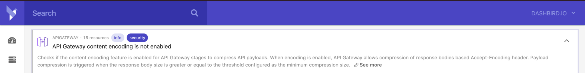Debugging With Dashbird Api Gateway Encoding Not Enabled