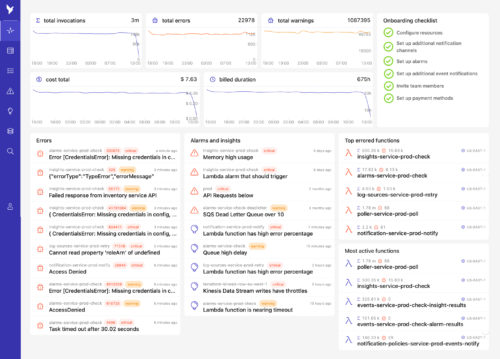 Dashbird App: Improve Your Infrastructure | Docs | Dashbird